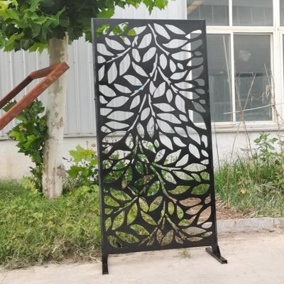 China Outdoor Laser Cut Aluminum Garden Fence Panel 1x2m Custom Size for sale