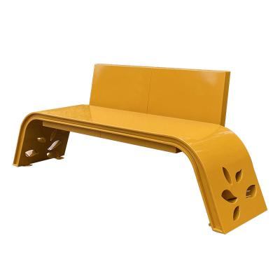 China Park Outdoor Colorful Stainless Steel Bench 1800x450x750mm School Kids Chair for sale