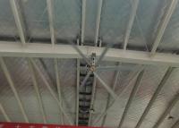 China 1.5kw PMSM Motor Al Mg Alloy Giant Ceiling Fans 380AC For Indoor Sports Space for sale