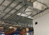 China Aluminum 1.5kw Motor Large Paddle Giant Ceiling Fans 380AC For Warehouse for sale
