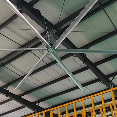 China CCC CE ISO Hvls Industrial Ceiling Fan With Aluminum Magnesium Alloy Blade for sale