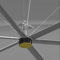 China 16 foot 58rpm Pmsm Extra Large HVLS Industrial Ceiling Fans for warehouse and factory for sale