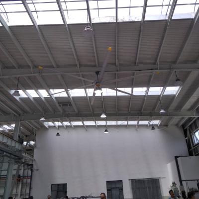 China Power Big Hvls Large Industrial Ceiling Fan Air Cooling Ventilation Giant Size for sale