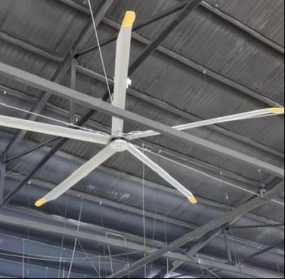 China 3m 10FT HVLS Industrial Indoor Exhaust Ceiling Fan With Pmsm Motor for sale