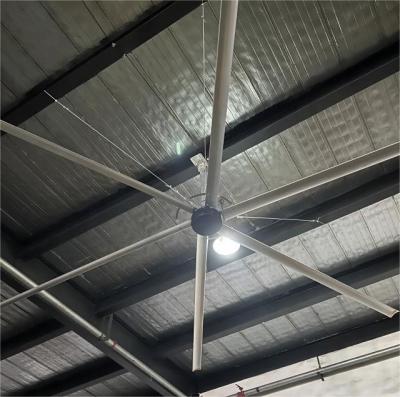China 7.3m 24FT Large Industrial Hvls Ceiling Fan PMSM Brushless Motor And Super Air Volume for sale