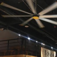 China 380V/220V Voltage 2.4m 8FT PMSM Motor HVLS Ventilation Fan For Restaurant Air Cooling for sale