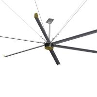 China 0.6KW Cooling Function Energy 4.2M PMSM HVLS Ceiling Fans for Air Cooling in Restaurant and Food Court Center Cooling Exhuast for sale