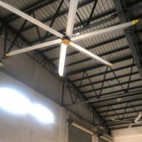 China 5.0m 16FT HVLS Ceiling Industrial Ventilator for Air Cooling 0.75KW PMSM Motor Included for sale