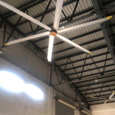 China 5.0m 16FT HVLS Ceiling Industrial Ventilator for Air Cooling 0.75KW PMSM Motor Included for sale