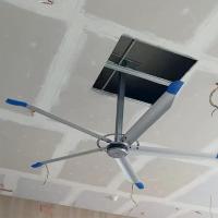 China Commercial 3.0m 10FT HVLS Ceiling Fan with 5 Blades PMSM Motor Function Cooling Air for sale