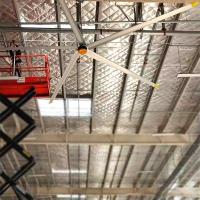 China 7.3m 24FT Industrial Energy Saving Large Ceiling HVLS Fan with Maintenance Free Design for sale