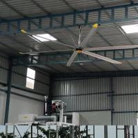 China Sliver Grey 5.0m 16FT Big HVLS Ceiling Fan Ventilator for Air Cooling and Ventilation for sale