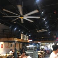 China 2.4m 8FT Brushless HVLS Ceiling Fan For Warehouse And Commercial Places Maintenance Free for sale