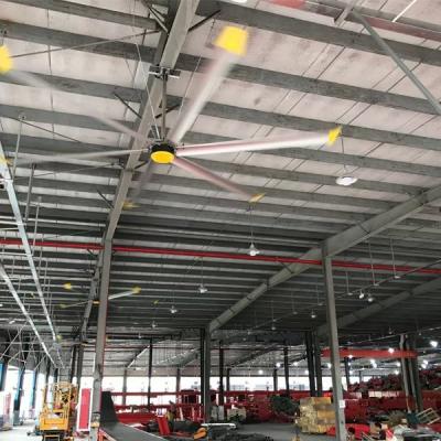 China Aluminum Magnesium Alloy 6.1m 20FT HVLS Industrial Ceiling Fans for Dairy Farm Ventilation for sale