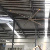 China 380V/220V 1.5KW HVLS Industrial Ceiling Fan for Energy-Saving Cooling in Warehouses for sale