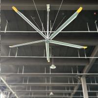 China 5-Blade Super Volume Air Cooling Large Space Ventilation BLCD Motor Ceiling Fan for Home for sale
