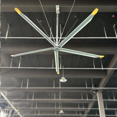 China 5-Blade Super Volume Air Cooling Large Space Ventilation BLCD Motor Ceiling Fan for Home for sale