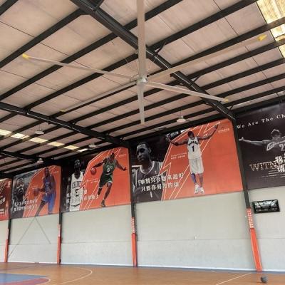 China 24FT 1.5KW Power Giant Gearbox Industrial HVLS Ceiling Fan for Warehouse Air Cooling for sale