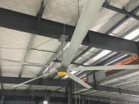 China Super Industrial HVLS Ceiling Fan With PMSM Motor 7.3 Meter Diameter And SGS Certification for sale