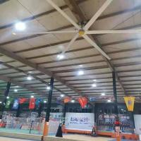China DX-7.3 24FT Large Hvls Industrial Ceiling Fan for Gymnasium Center Diameter 7.3 Meters for sale