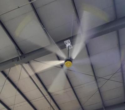 China 24FT Diameter Cooling Fan for Industrial Ceiling Al-Mg Alloy Blades Air Drying in Food Warehouse for sale