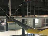China Industrial Hvls Ceiling Fans with Gearbox Motor or Pmsm Motor Configured Option Customizable and Mixed Flow Direction for sale