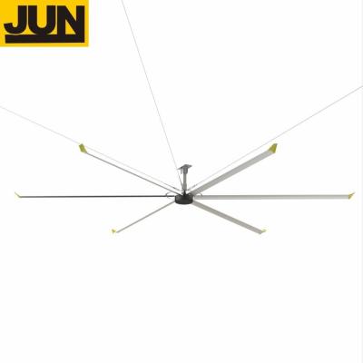 China Powerful 7.3 Meter Diameter House Hanging Cooling Fan with Pmsm Motor for sale