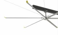 China Big Industrial Ceiling Fan with 7 Meters Diameter and 1.5kw Gearbox Motor for sale