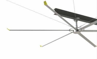China Big Industrial Ceiling Fan with 7 Meters Diameter and 1.5kw Gearbox Motor for sale