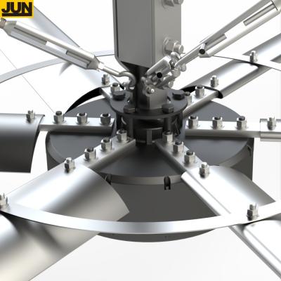 China 5.0m 16FT Low Noise Big Wind Air Flow Garage Vent Giant Industrial Hvls Large Ceiling Fan for sale