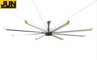 China 3.0m (10Ft) 8-Blade Industrial Fan High-Speed High Air Volume Energy Saving Ventilation Cooling PMSM Motor for sale