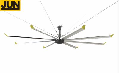 China 3.0m (10Ft) 8-Blade Industrial Fan High-Speed High Air Volume Energy Saving Ventilation Cooling PMSM Motor for sale