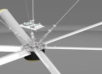 China 6.0M	20 Foot Pmsm Motor Room Six Blade Large HVLS Fans for sale