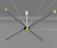 China 50 RPM Air Cooling Shop Garage hvls industrial ceiling fan for sale