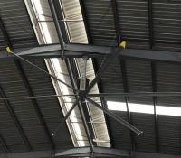 China 1.2KW 22FT Food Stall Dc High Volume Low Speed Fans for sale