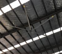 China Fresh Air Big 1.5kw Gearbox Motor electric hvls fan for sale