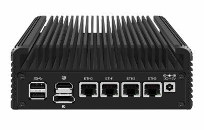 China Zzy Desktop Firewall Intel N100 Pfsense Ubuntu Linux 4*2.5g Rj45 Ethernet Ports for sale