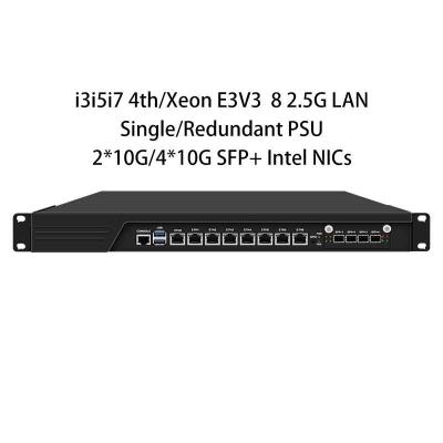 China Zynshield 2U Rackmount OPNsense Firewall 8 2.5G LAN Support 40Gbps SFP+ Bypass Redundant for sale