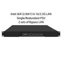 China Zynshield 1U Rackmount Redundant Firewall Bypass OPNsense PfSense OpenWRT J6412 6 2.5G LAN for sale