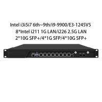 China Zynshield 1U C236 Rackmount Firewall i3i5i7 6th~9th 8 2.5G 2SFP+ 4SFP+ Bypass PCIe X8 for sale