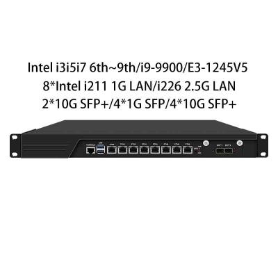 China Zynshield 1U C236 Rackmount Firewall i3i5i7 6th~9th 8 2.5G 2SFP+ 4SFP+ Bypass PCIe X8 for sale