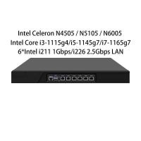 China Zynshield 1U Rackmount Firewall OPNsense PfSense OpenWRT N5105 i3i5i7 11th 6 Intel 2.5G LAN for sale
