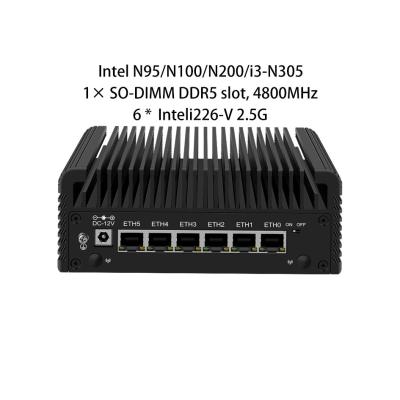 China Zynshield Firewall Intel i3 N305 Ubuntu Linux Ros 6*2.5g Rj45 Ethernet Ports for sale