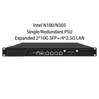 China Zynshield 1U Rackmount Firewall N100 I3-N305 4 2.5Gbps LAN 2 10Gbps SFP+ Bypass Redundant for sale