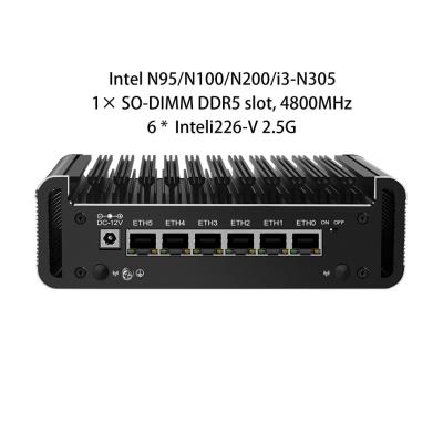 China Zynshield Firewall Intel N100 Ubuntu Linux Ros 6*2.5g Rj45 Ethernet Ports for sale