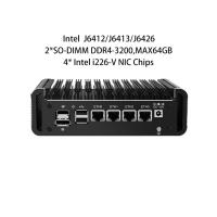 China Zynshield Desktop Firewall Intel J6412 Pfsense Ubuntu Linux 4 Intel i226-V 2.5GB for sale