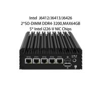 China Zynshield VPN Firewall Intel J6426 Pfsense Ubuntu Linux 5*2.5g Rj45 Ethernet Ports for sale