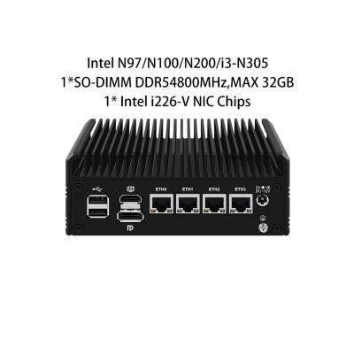 China Zynshield VPN Firewall Intel N305 Pfsense Ubuntu Linux 4*2.5g Rj45 Ethernet Ports for sale