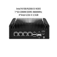 China Zynshield Firewall VPN Intel N100 Opnsense Ros Linux 4*2.5g Rj45 Ethernet Ports for sale