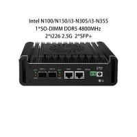 China Zynshield Desktop Firewall Intel i3-N305 Pfsense Ubuntu Linux 2*2.5g 2*SFP+ for sale